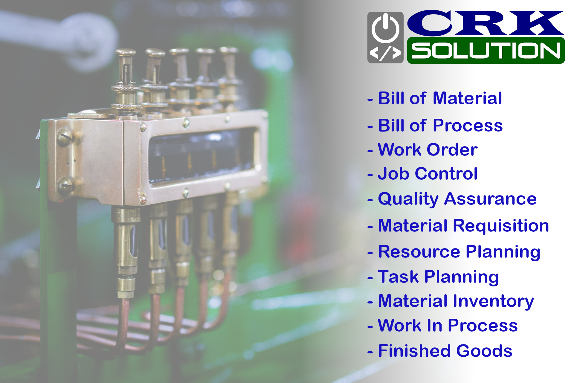 MRP Software - CRK Solution